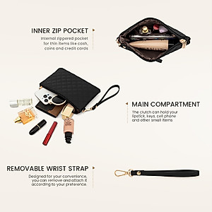 LOVEVOOK Laptop Bag for Women 15.6 inch Canvas Laptop Tote Bag, Large Capacity Work Bag with Clutch Purse, Computer Bag Office Business Briefcase, Casual Handbag for Travel College Teacher School