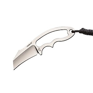 Hogue 35360 EXF03 Neck Knife, 2.25" Hawkbill, Tumble Finish, Black Sheath