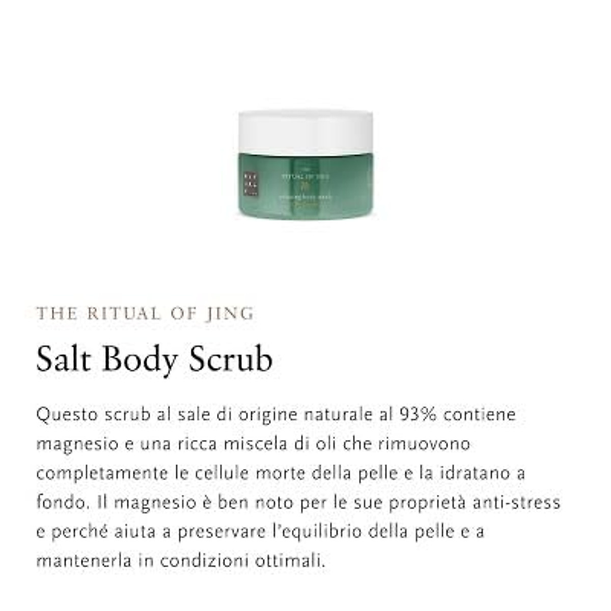 Rituals The Ritual of Jing Relaxing Body Scrub Scrub Unisex 10.5 oz