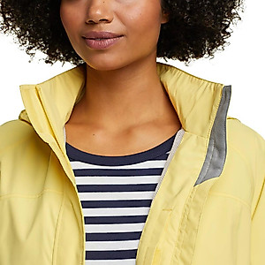 Eddie Bauer Women's Packable Rainfoil Jacket, Waterproof, Black, Medium