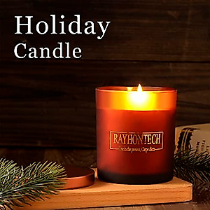 English Pear Freesia Soy Candles in Jars Scented, Aromatherapy Candle Gift for Men, Long Lasting Candles for Home Scented, 7.8Oz