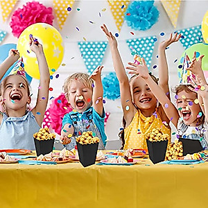 36 Pcs Popcorn Boxes Mini Paper Popcorn Box Cardboard Popcorn Container for Party, Black