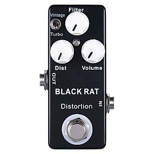 YMUZE Moskyaudio Mini Distortion Guitar Pedal with True Bypass Switch