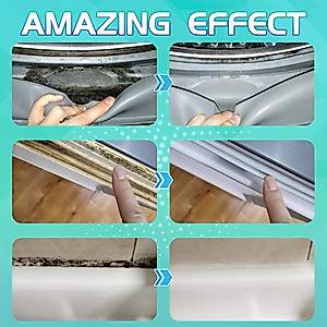 Household Mold Remover Gel, Mold Cleaner for Washing Machine, Refrigerator Strips, Grout Cleaner for Home Sink, Kitchen, Showers (1 Pack)