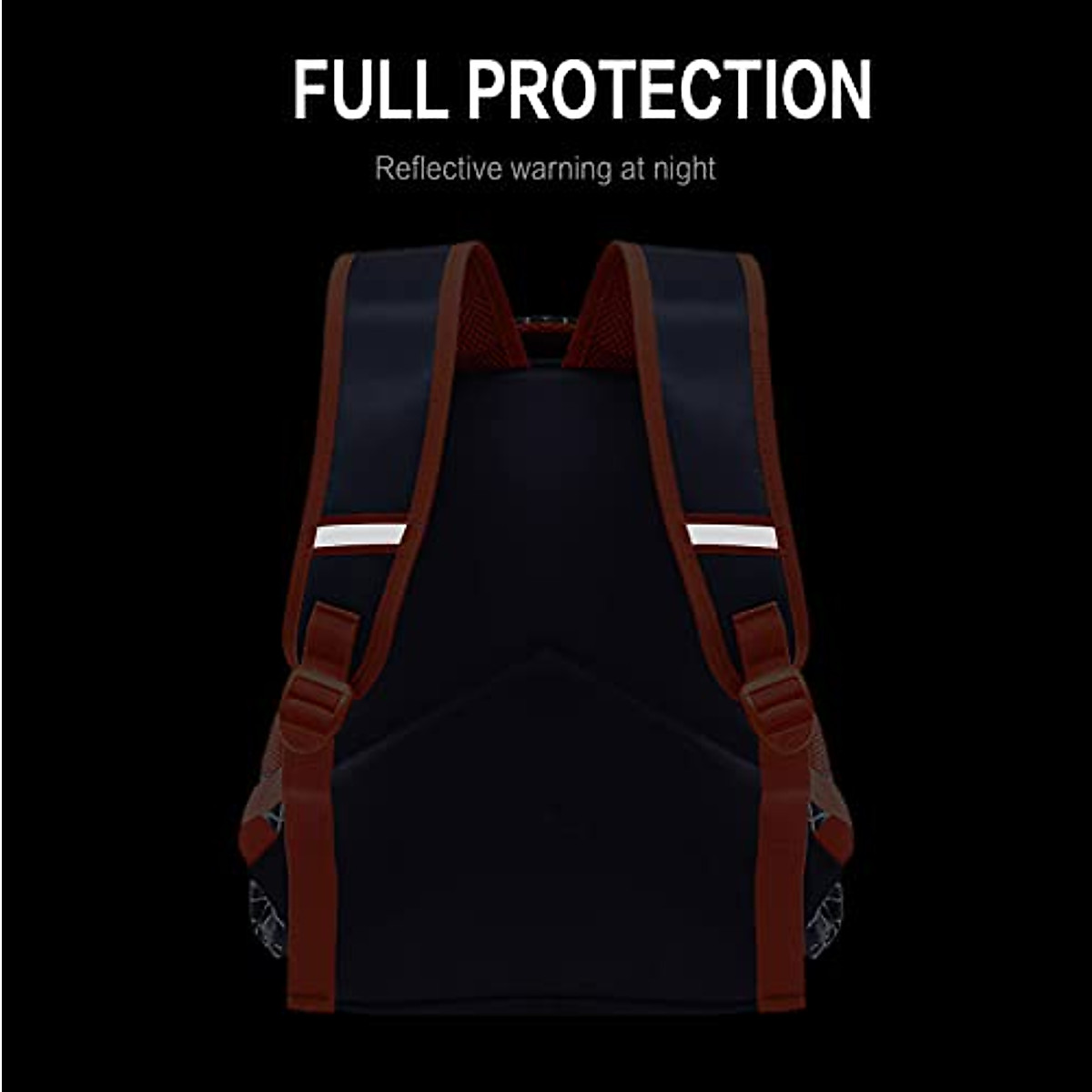 RFYBEW Cartoon 3D Comic Backpack Waterproof Student Schoolbag Lightweight Large Capacity Casual Bookbags Daypack For Teens