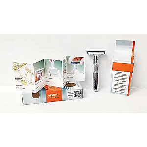 Merkur FUTUR Adjustable Safety Razor, Chrome Finish, MK-701001