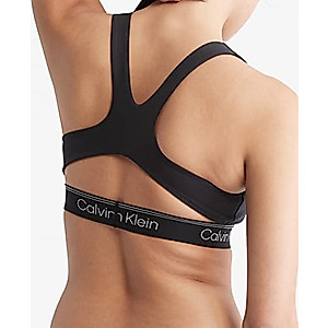Calvin Klein Women's Athletic Unlined Bralette, Black