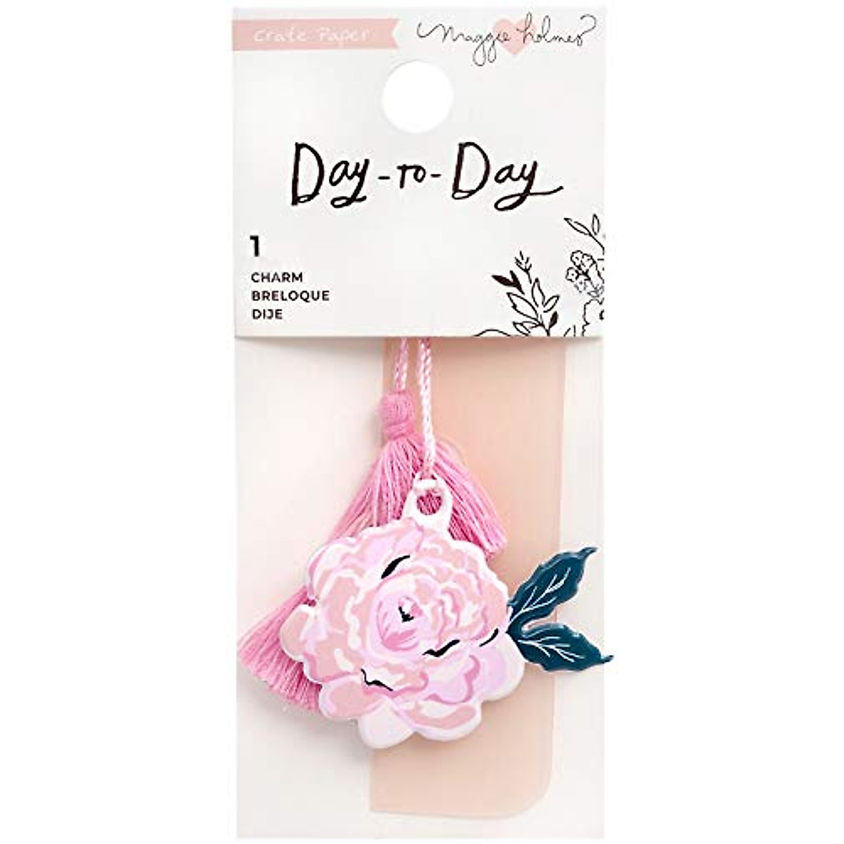 Crate Paper CHARM BOOKMARK FLORAL