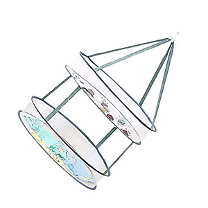 Cabilock 2pcs Foldable Laundry Rack Collapsible Laundry Drying Rack Collapsible Drying Rack for Clothes Foldable Clothes Drying Rack Mesh Clothes Hanging Dryer Sweater Drying Rack Household