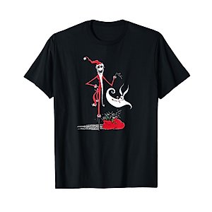 Disney Nightmare Before Christmas Holiday Jack & Zero T-Shirt