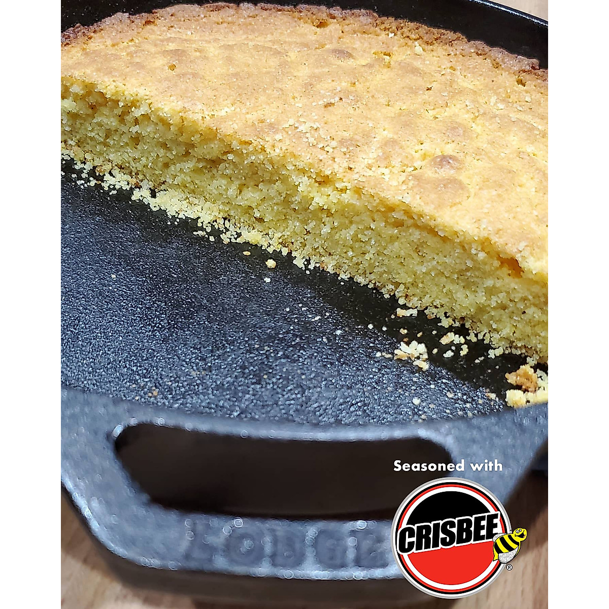 Crisbee Cream Iron® Cast Iron and Carbon Steel Seasoning - Blackstone Griddle Seasoning - Family Made in USA - 6 oz.