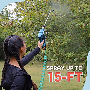 SprayMate Lil' Squirt Battery Powered Sprayer - Electric Portable Garden Sprayer - 1.3 Gallon