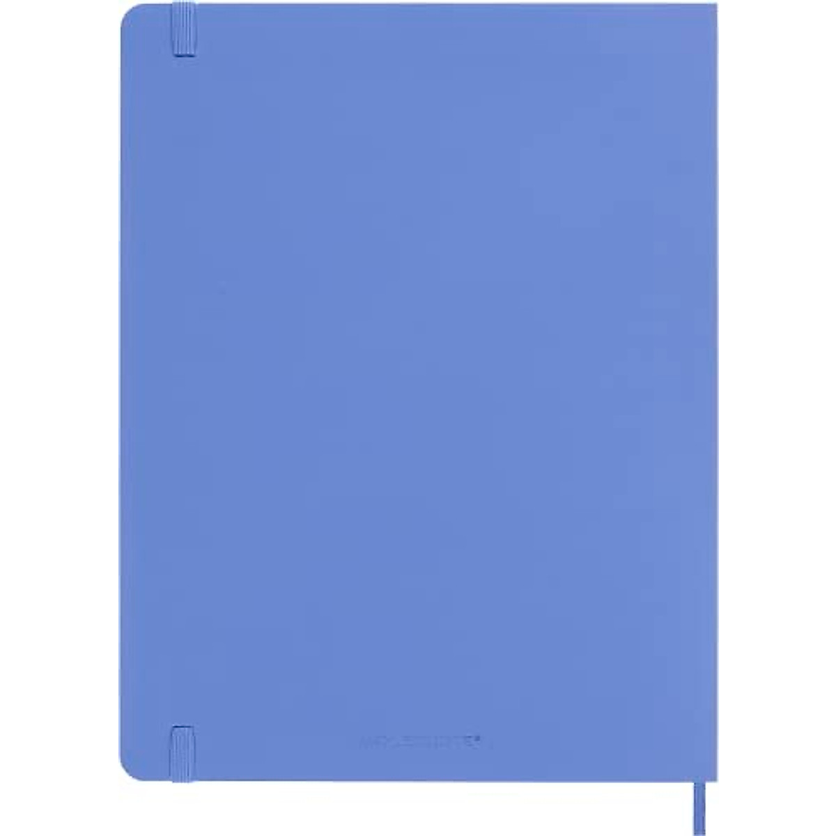 Moleskine Classic Notebook, Soft Cover, XL (7.5" x 9.5") Plain/Blank, Hydrangea Blue, 192 Pages