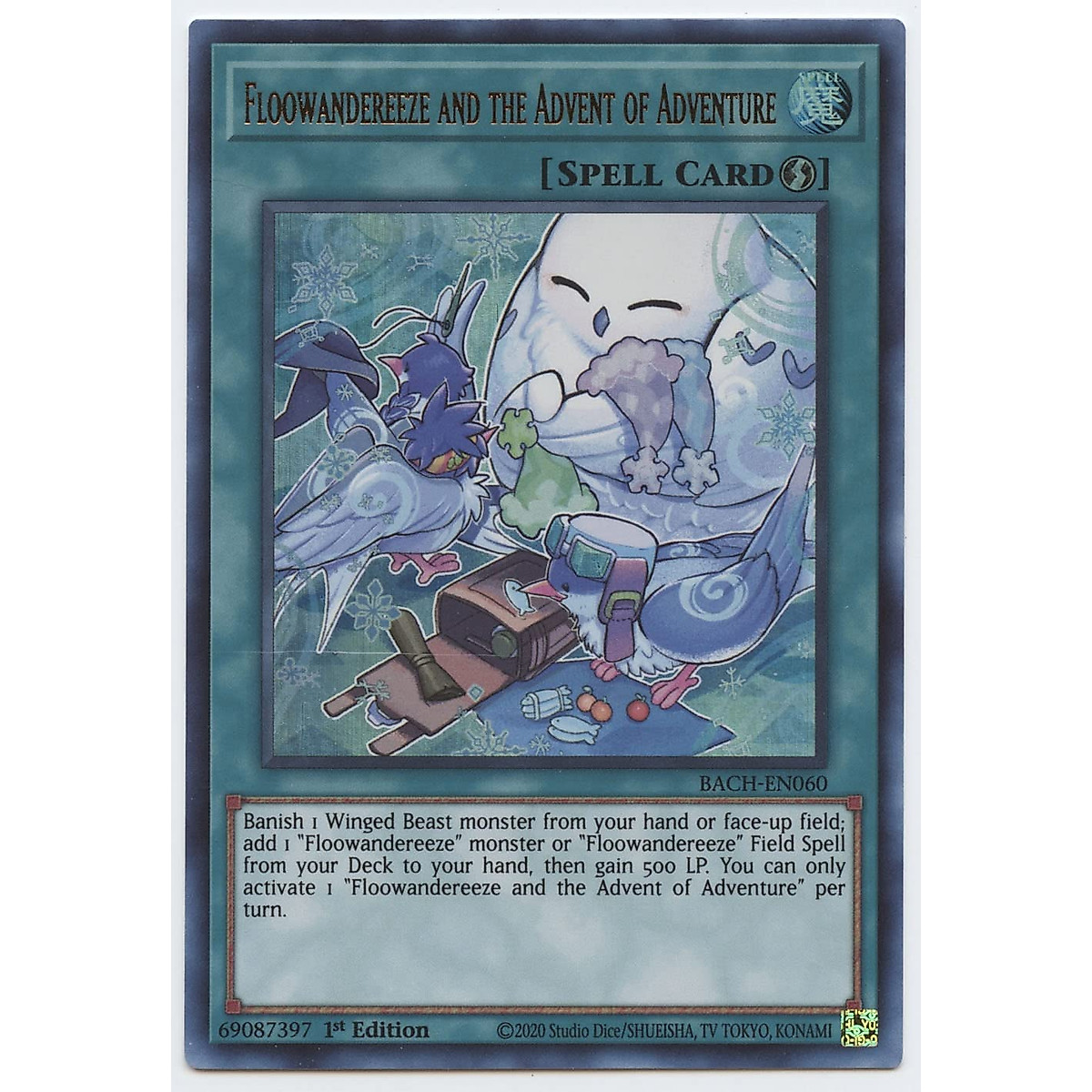 Floowandereeze and The Advent of Adventure - BACH-EN060 - Ultra Rare - 1st Edition