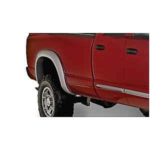 Bushwacker Extend-A-Fender Extended Rear Fender Flares | 2-Piece Set, Black, Smooth Finish | 50014-02 | Fits 2002-2008 Dodge Ram 1500; 2003-2009 Ram 2500, 3500
