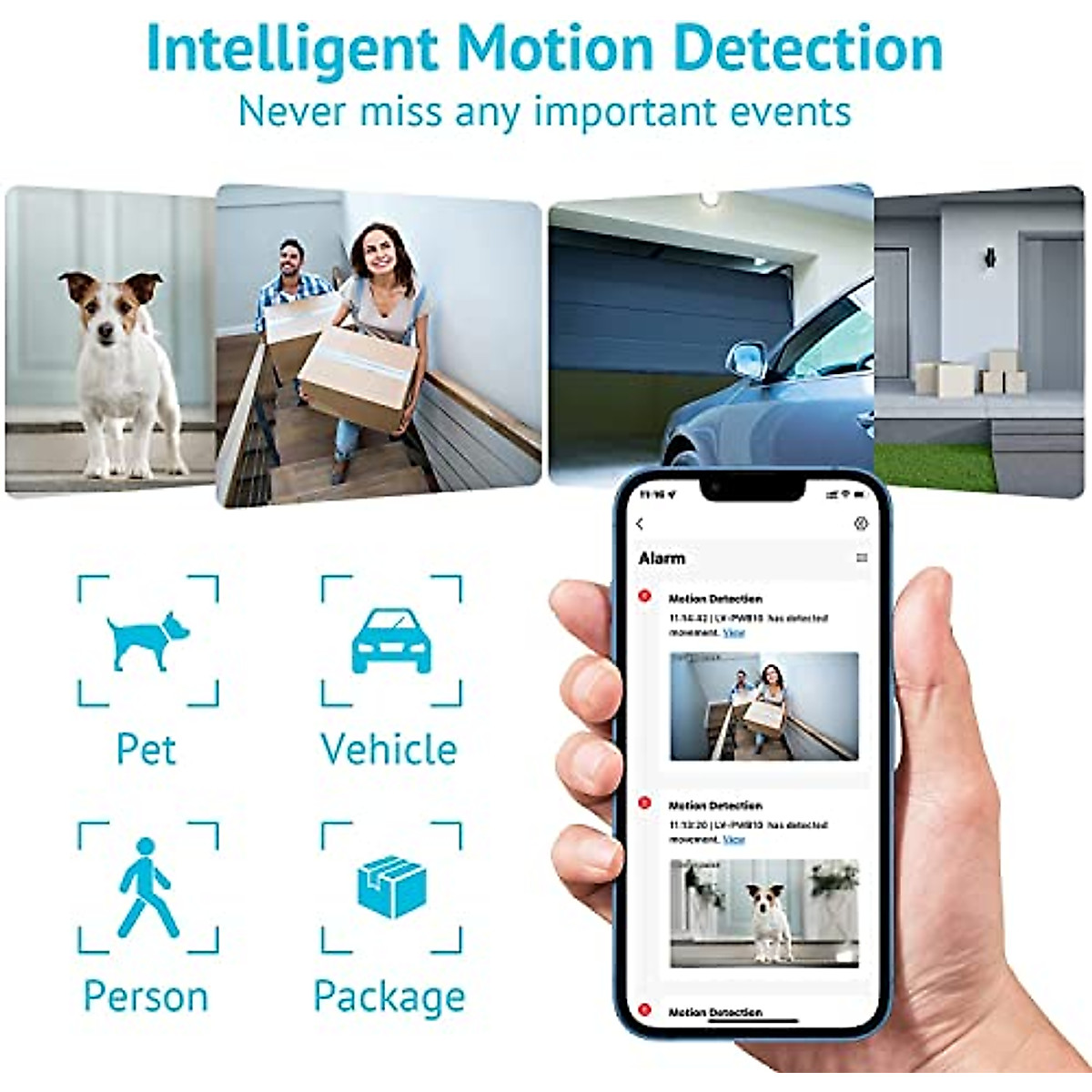 LaView 2K Security Camera Outdoor with Color Night Vision,3MP Wired Cameras for Home Security,IP65 Waterproof Camera, 24/7 Live Video,2 Way Audio,Cloud Storage/SD Slot,Compatible with Alexa