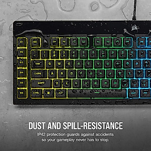 Corsair K55 RGB PRO Wired Gaming Keyboard (Renewed)