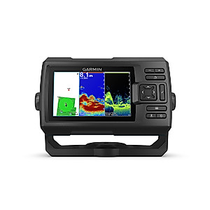 Garmin Striker Vivid 5cv, Easy-to-Use 5-inch Color Fishfinder and Sonar Transducer, Vivid Scanning Sonar Color Palettes (010-02551-00)