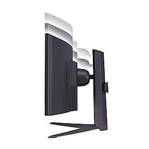 LG 45GR65DC-B Ultragear Curved Gaming Monitor 45-Inch 32:9 QHD 200Hz 1ms UltraWide Display AMD FreeSync Premium Pro VESA DisplayHDR 600 HDMI 2.1 x2 DP UBS x3 Tilt/Height/Swivel Stand - Black