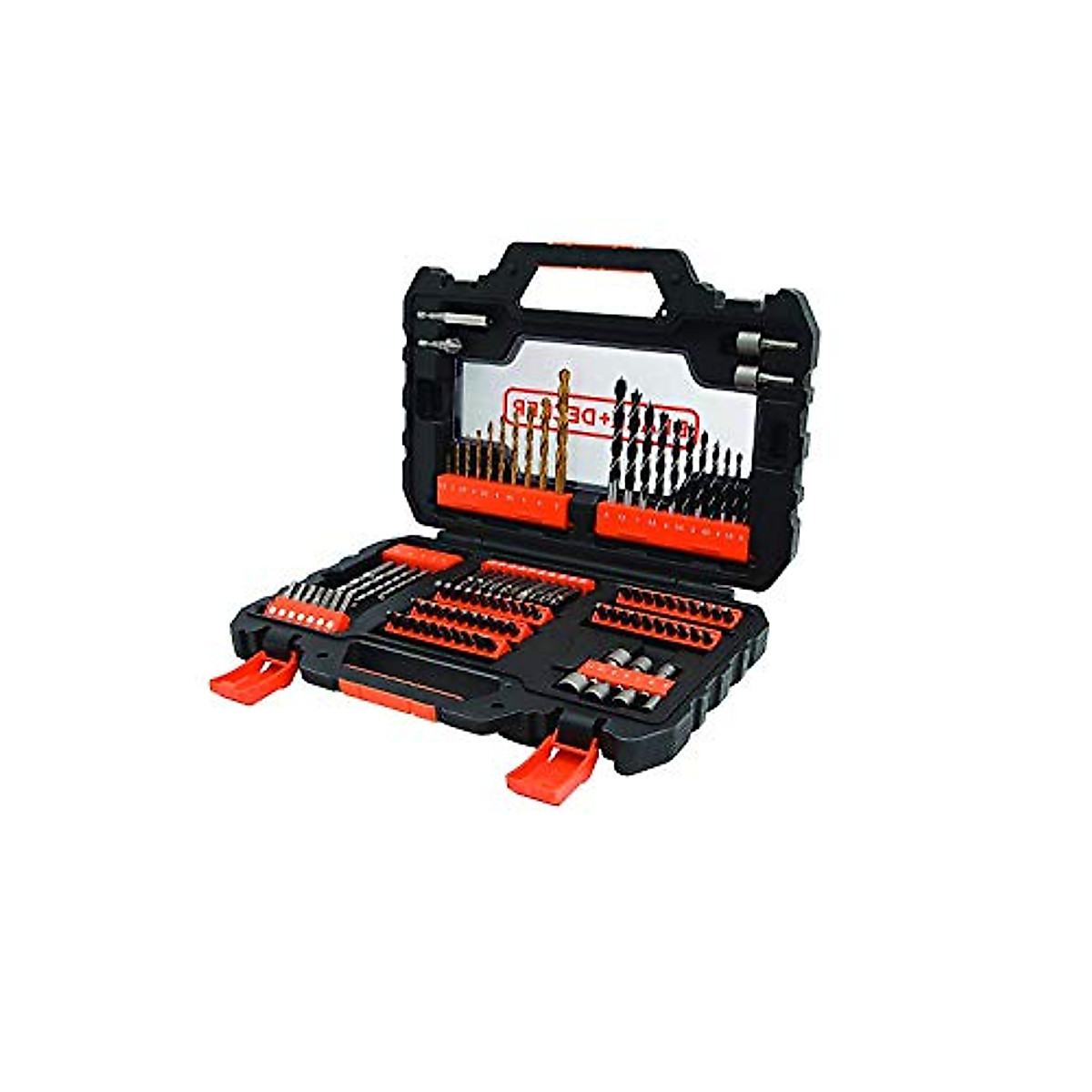 BLACK+DECKER A7230-XJ 104 Easy Grip Drill Piece Set - Black, 1-Piece