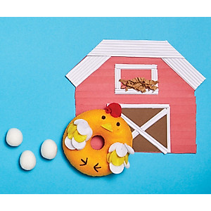 Klutz Sew Your Own Donut Animals Craft Kit, Brown/a