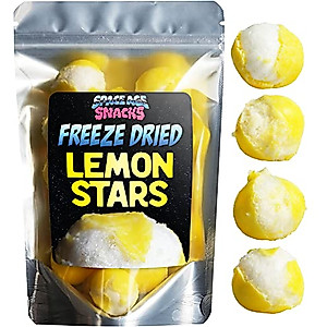 Freeze Dried Lemon Heads - Premium Freeze Dried Candy Shipped in a Box for Extra Protection - Space Age Snacks Freeze Dry Candy for All Ages Dry Freeze Candy (5 Ounces)