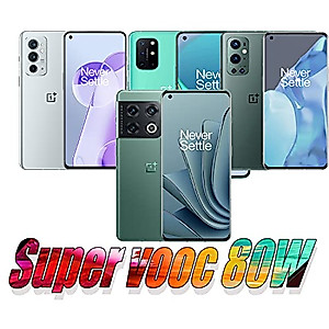 Super vooc 80W [11V/7.3A] for OnePlus11 11pro 10pro, Warp Charger 65w for 9Pro 9R 9 8T with 6.6ft USB A-to-C Warp Charging Cable