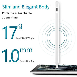 EDIVIA Stylus Pen for iPad Pro 12.9 Pencil Compatible with iPad 10th/9th/8th/7th/6th/Pro 12.9"/11", Air 5th/4th/3rd, Mini 6th/5th