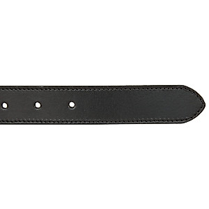 Lucky Brand Women Bold Fashion Statement Belts, Leather Double Ring-Black, M (28-30")