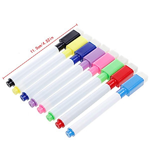 JIUYECAO 5Pcs Whiteboard Pen Erasable Dry White Board Markers Black Ink Fine Size Nip whiteboard Eraser Spray