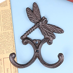 GANAZONO Unique Animal Shape Iron Wall Hook Coat Hanger for Home Office Door Back Wall Hanging Hook