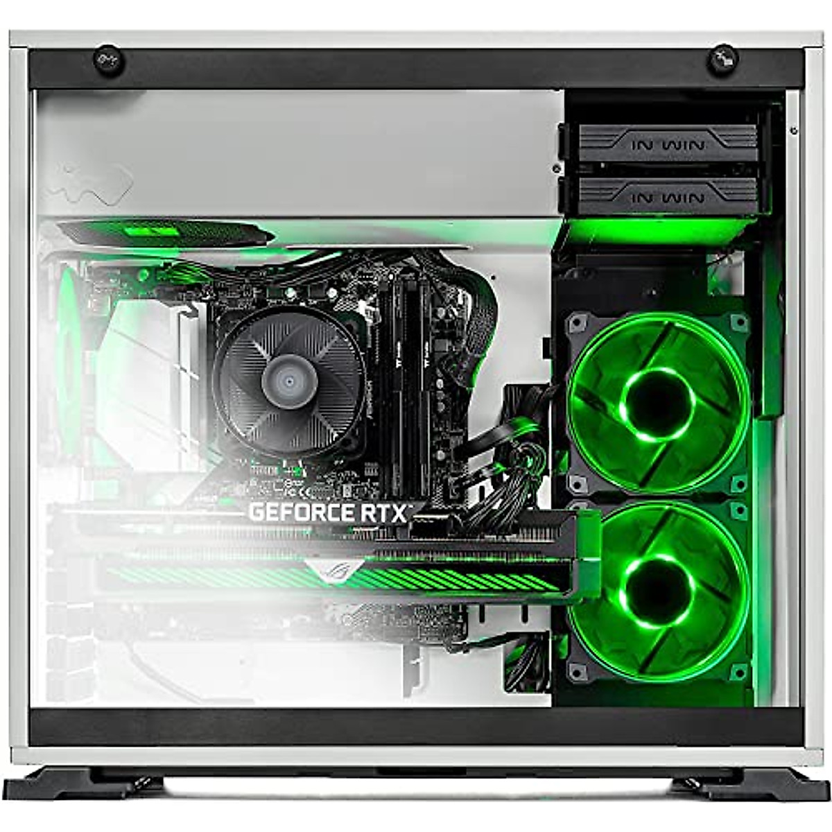 Skytech Shiva Gaming PC Desktop – Intel Core i5 10400 2.9 GHz, RX 6600XT, 1TB NVME SSD, 16G DDR4 3200, 600W Gold PSU, AC Wi-Fi, Windows 10 Home 64-bit