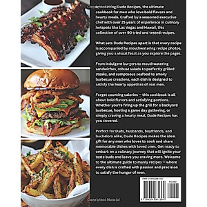 Dude Recipes-Cookbook For Men, The Ultimate Guide to Manly Recipes for Manly Men