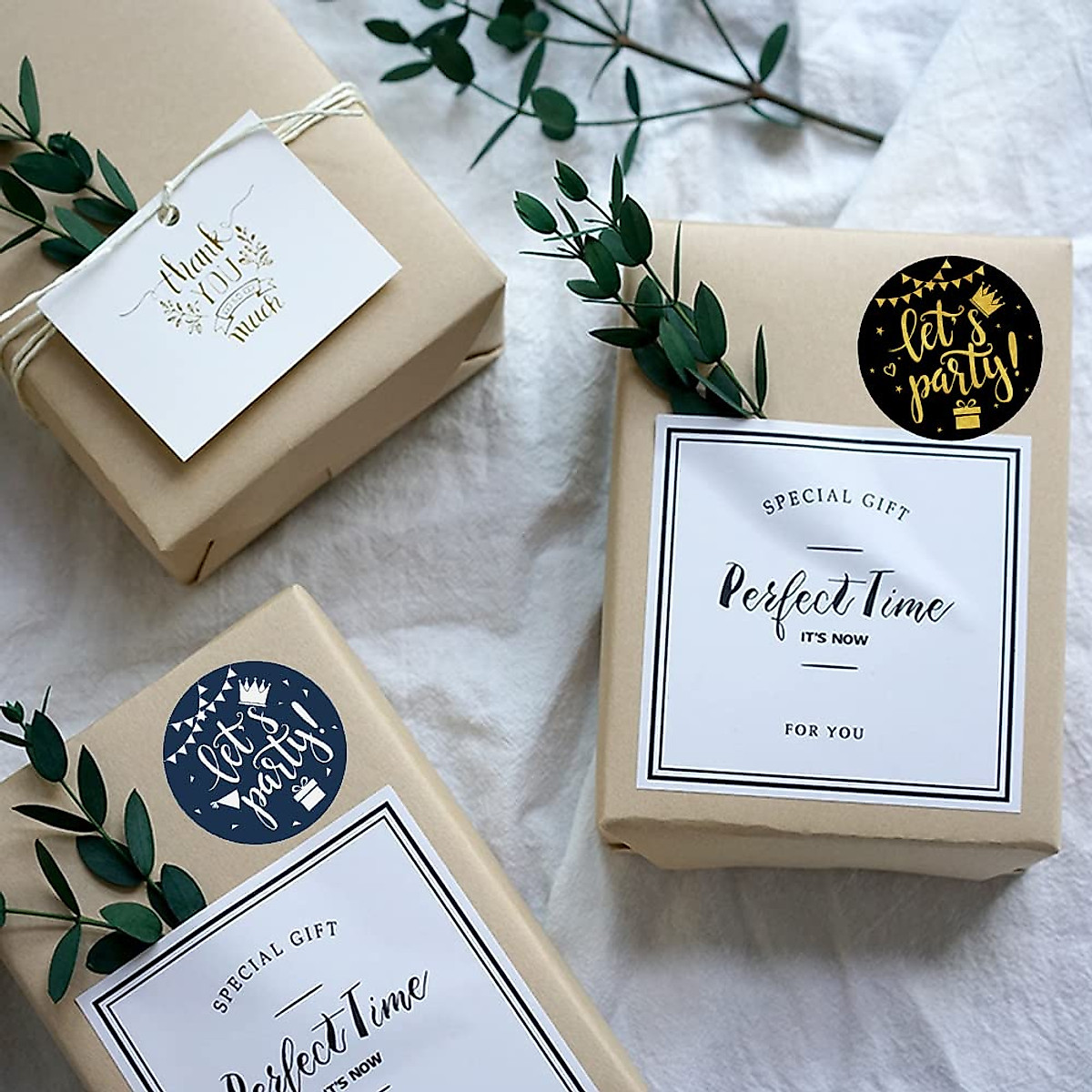 Happy Birthday Stickers Rolls for Kids Adults Lovely Round Animal Party Stickers Adhesive Labels Happy Birthday Stickers Labels Birthday Gift Decoration Stickers for Party Decoration(500 Per Roll)