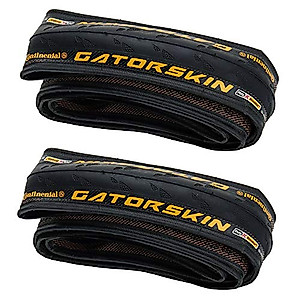 Continental GatorSkin DuraSkin Tire, 2-Count (Folding, 700 x 25mm), Black