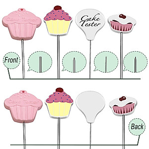 Cake Tester Needle Stainless Steel, Reusable Metal Cake Probe Stick, Cake Testing Needles, Bread Tester Stick for Kitchen Home Bakery Tools (MULTI)