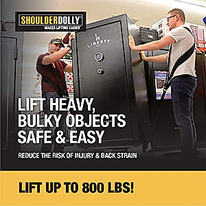 Shoulder Dolly Moving Straps - Lifting Strap for 2 Movers - Move, Lift, Carry, And Secure Furniture, Appliances, Heavy, Bulky Objects Safely, Efficiently, More Easily Like The Pros - Essential Moving Supplies - LD1000