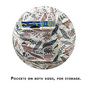 Stuffed Animal Storage, Bean Bag Chair COVER - 2 in 1 Organization Bag for kids toy storage & Bean bag chair cover (NO BEANS) for kids Teens, zipper opening, soft velvet, X-Large (34" leaves)