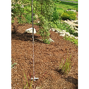 Penetrator 9" Aluminum Earth Screw Anchor with Built in T-Handle-Holds up to 200lbs