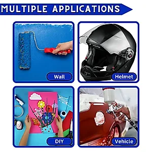 DOAY Blue Painters Tape 1/2 Inches x 30 Yards - Multi Surface Use - 120 Yards Total - 4 Rolls