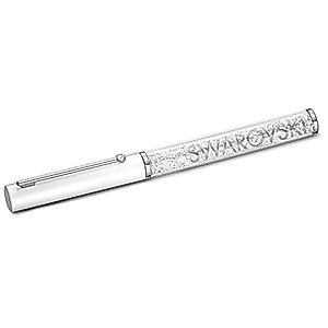 SWAROVSKI Crystalline Gloss Ballpoint Pen White Chrome Plated