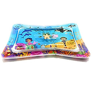 Baby/Toddler Play Mat, Inflatable Water Sensory Play Mat, Tummy Time