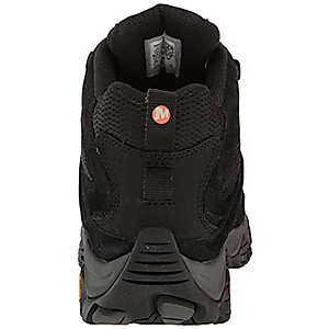 Merrell Men's Moab 3 Mid Hiking Boot, Black Night, 10.5 Wide