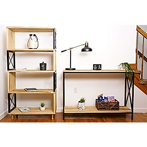 Premium Home Farmhouse Console Table – Sofa Table, Behind Couch Table, Entry way Table Decor, Rustic Wood Console Table, Foyer tables for entryway, Modern Decorative Wood Furniture Narrow Long Hallway