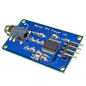 YX5300 UART TTL Serial Control MP3 Music Player Module Support MP3/WAV Micro SD/SDHC Card for Arduino/AVR/ARM/PIC 3.2-5.2V DC