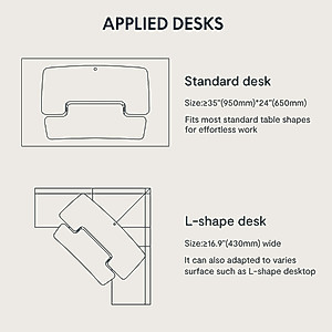 FLEXISPOT 35in Standing Desk Converter Height Adjustable Sit to Stand up Desk Riser Computer Workstation with Keyboard Tray Wide 2-Tier Desktop Black