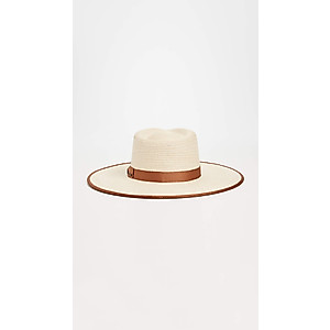 Brixton womens Jo Straw Rancher Fedora, Natural, X-Small US