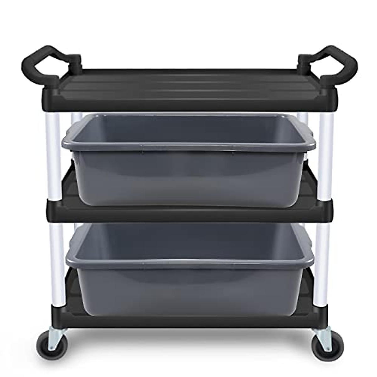 Esdiplot 32 L 4 Pack Large Bus Tubs, Utility Bus Boxes