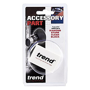 Trend Diamond Stone Cleaning Block for Maintaining Diamond Sharpening Products, White, DWS/CB/A