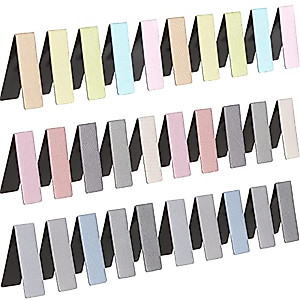 30 Pcs Magnetic Bookmarks Book Magnets for Readers Assorted Colored Page Book Markers 2 Sides Printed Magnet Bookmark Clips for Women Men Book Lovers Teachers Students Planner Reading, 0.8 x 2.4''